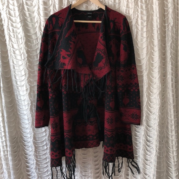 torrid | Sweaters | Torrid Disney Snow White Black Red Drape Open Front ...